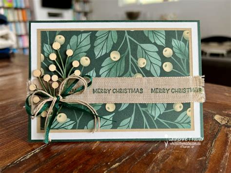 Stampin Up Framed And Festive Florets Christmas Cards What Cathy Made