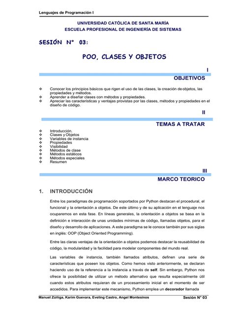Principios Básicos De Poo En Python Clases Objetos Métodos Y