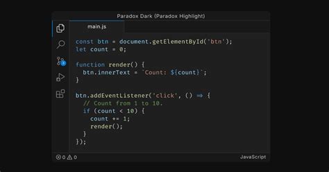 Paradox Highlight By Dragon Archer Vs Code Themes