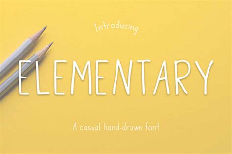 Elementary Font Dafont Free