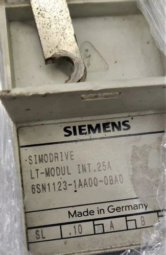Siemens Servo Drive Lt Module Simodrive 25amp 145volt 6sn1123 1aa00