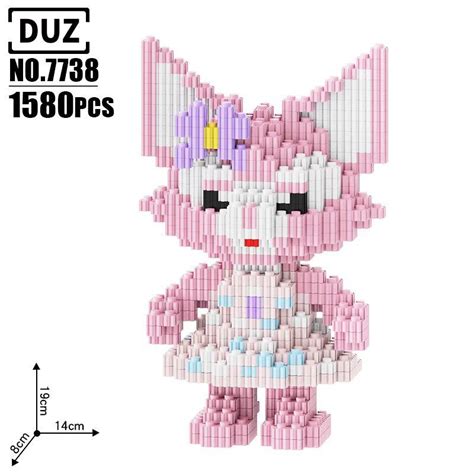 DUZ Magic Block Конструктор 3D из миниблоков Лиса Линабелль Дисней