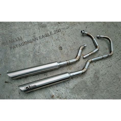 Jual Knalpot Benelli Patagonian Eagle Pe 250 Cc Kira Kanan Mantul