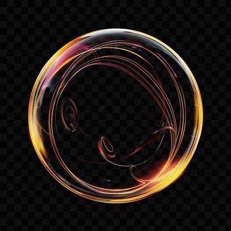 Premium Psd A Circle Of Firework Is Made By A Circle