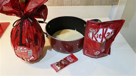 FIZ UM MEGA BRIGADEIRO TODOS OS CHOCOLATES KIT KAT DE PÁSCOA DO