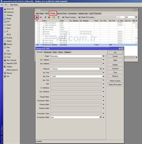 Mikrotik Firewall Ip Ve Port Yasaklama Firewall Ip Drop Mikrotik
