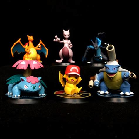 Pokemon Figure Mega Fire Breathing Dragon Water Arrow Turtle Pikachu