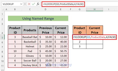 How To Use Vlookup Table Array Based On Cell Value In Excel