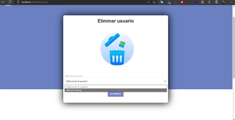 Formularios Eliminar Un Usuario Usando Php Stack Overflow En Español