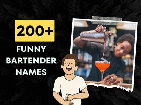 200 Funny Bartender Names With A Dash Of Wit