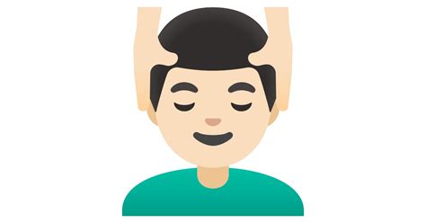 💆🏻‍♂️ Man Getting Massage Light Skin Tone Emoji