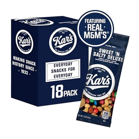 Kars Nuts Sweet ‘n Salty Deluxe Trail Mix 15 Oz Individual Snack