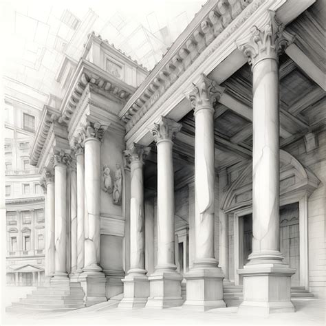 Premium Ai Image Sketch Pencil Sketch The Article Classical