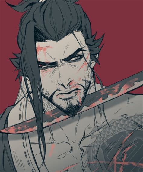 Overwatch Hanzo Overwatch Fan Art Fanart Overwatch Dark Fantasy