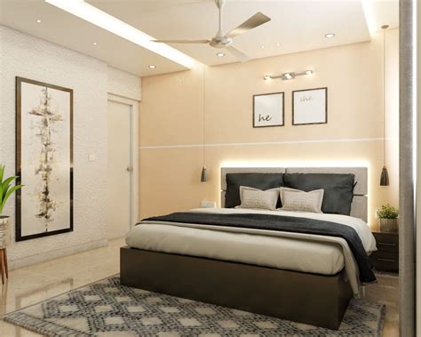 Single Layered Gypsum Suspended Ceiling Design Livspace