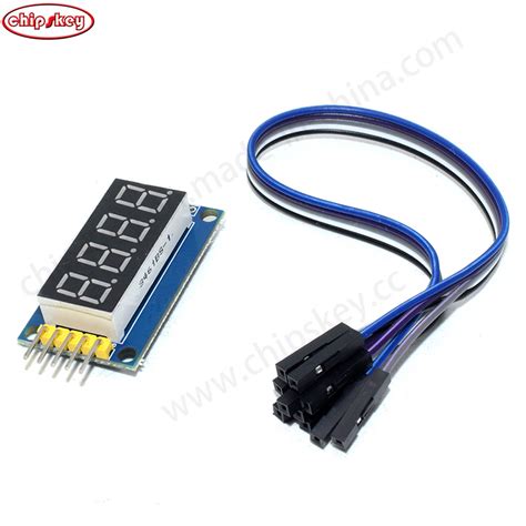 29117 04 Inch Four Digital Tube Display Module 74hc595 Drive 4
