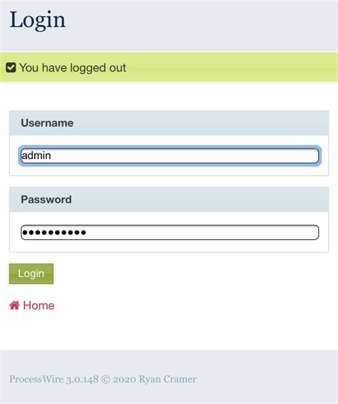 Help Changing Old PW Login Screen Themes And Profiles ProcessWire