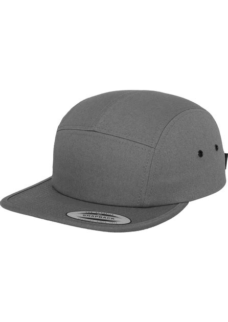 Пятипанельная кепка Jockey Yupoong серая One Size от продавца: Blank ...