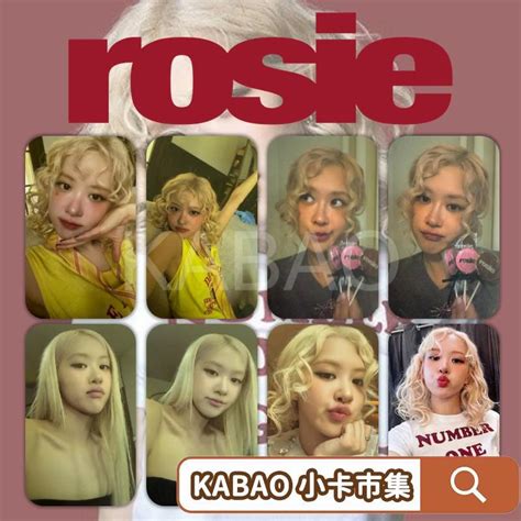 Blackpink Rosé 小卡 Rosie 正版小卡 朴彩英 Rolo Rosie小卡 Rose小卡 蝦皮購物