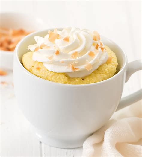 Keto Coconut Mug Cake Kirbies Cravings