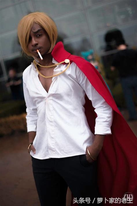 搞笑圖片：海賊王cosplay 黑人版的山治和蕾玖，大家感覺如何？ 每日頭條