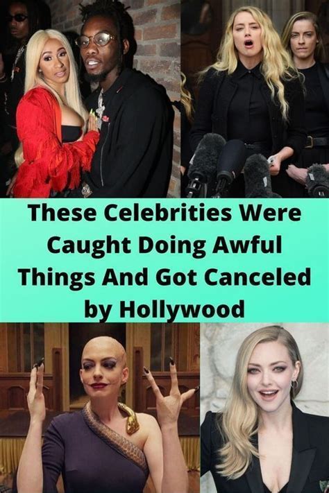 These Celebrities Were Caught Doing Awful Things And Got Canceled By