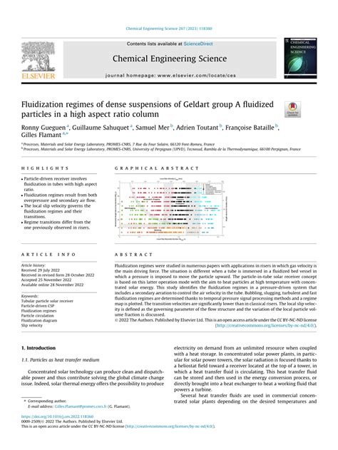 PDF Fluidization Regimes Of Dense Suspensions Of Geldart Group A Fluidized Particles In A High