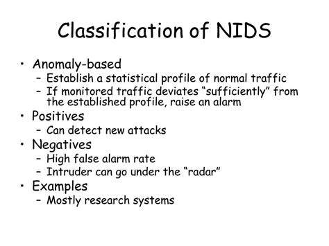 Ppt Network Intrusion Detection System Nids Powerpoint Presentation Id3366500
