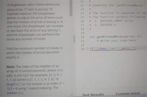 Solved A Shopkeeper Sells N Items Where The Price Of The Sh Chegg