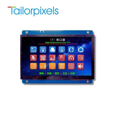 7 Inch Smart Lcd Uart Lcd 800x480 High Brightness