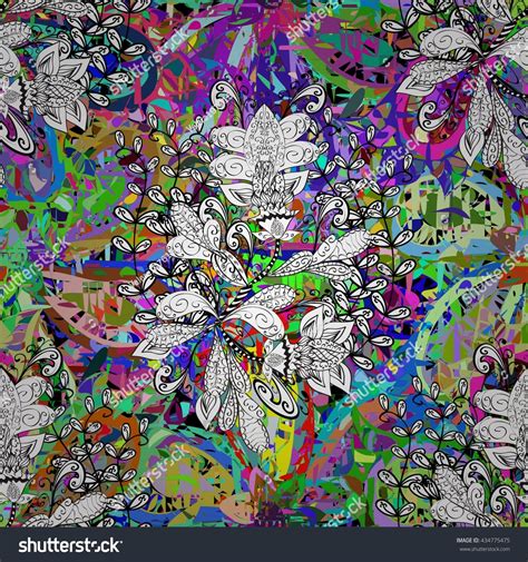 Vector Seamless Texture Stock Vector Royalty Free 434775475