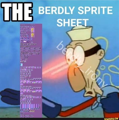 The Berdly Sprite Sheet Ks Ifunny