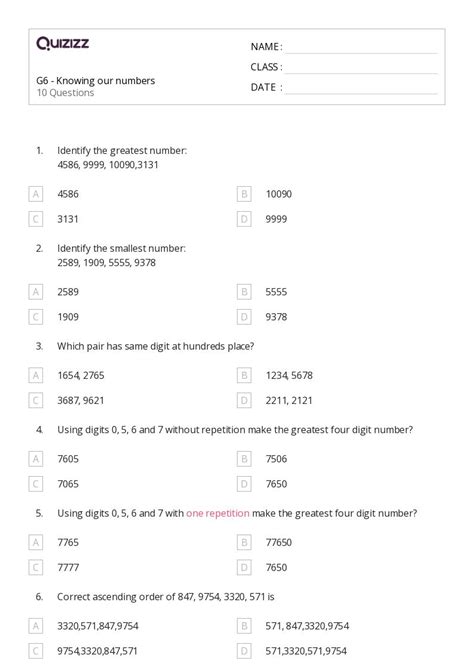 50 One Digit Multiplication Worksheets On Quizizz Free And Printable