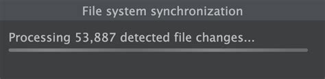 Spontaneous File Synchronization On Tens Of Thousands Of Files Ides