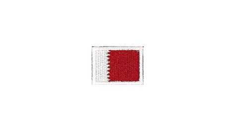 Qatar Flag Patch 35cm X 25cm Travellingpatcheson