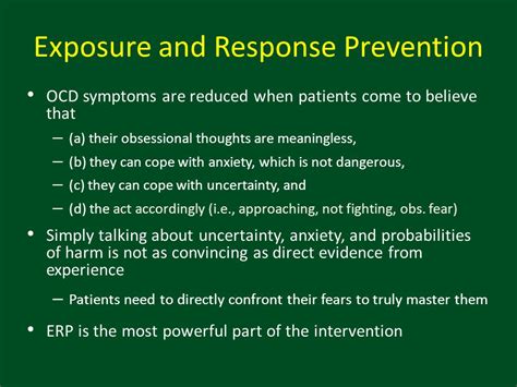 Erp Ocd Understanding Erp For Treatment For Ocd