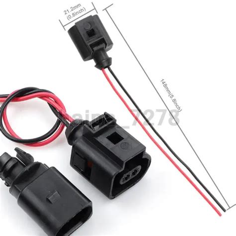 Ambient Air Temperature Sensor W 2 Pin Connector Plug Wiring Harness