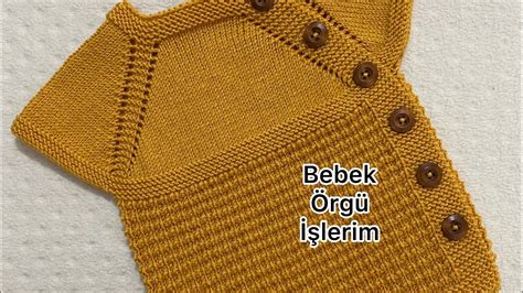 YANDAN DÜĞMELİ YELEK MODELİ YAN ÖRÜLEN YELEK ÖRGÜ MODELLERİ Baby knitting patterns Knitting