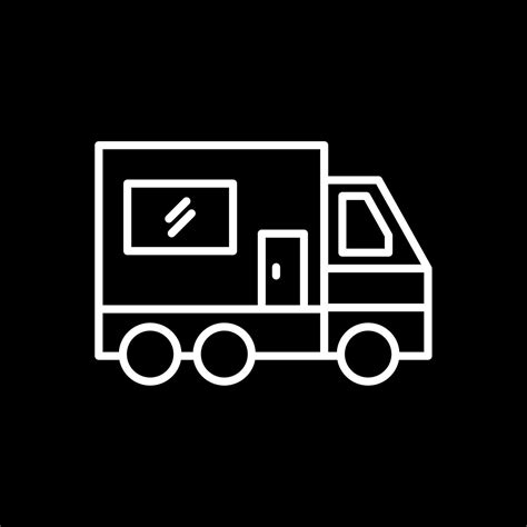 Camper Van Line Inverted Icon Design 43937711 Vector Art At Vecteezy
