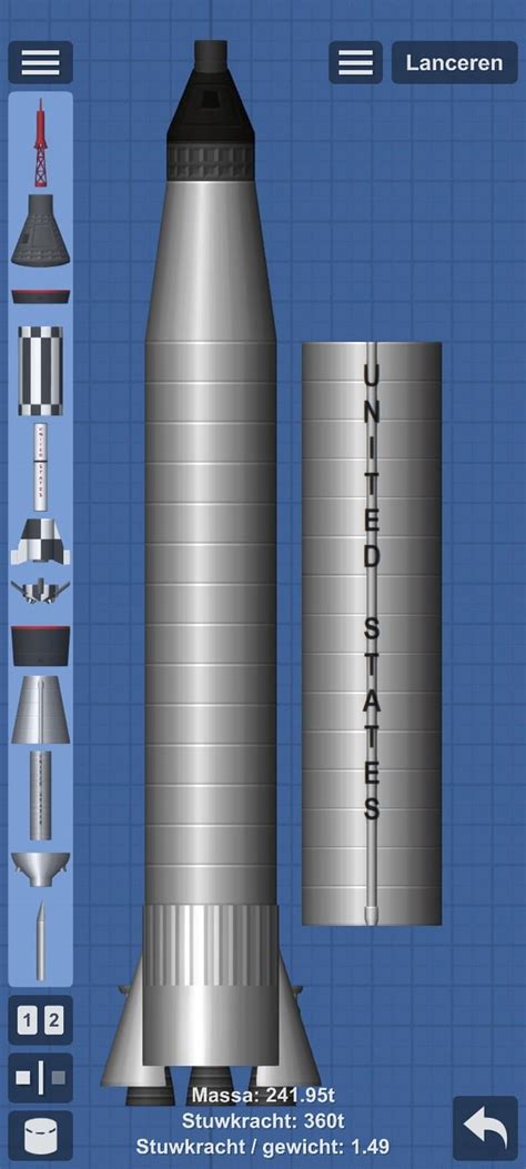 I Made The Mercury Rocket From The Pack R Spaceflightsimulator