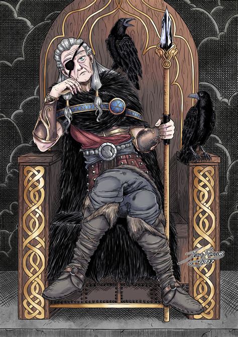 [comm] Female Odin By Jero Pastor Art On Deviantart