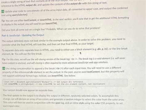 solved part 1 project javascript and html files for this