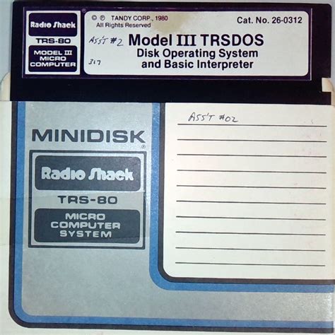 Model Iii Trsdos Disk Operating System And Basic Interpreter 1980 Tandy Free Download