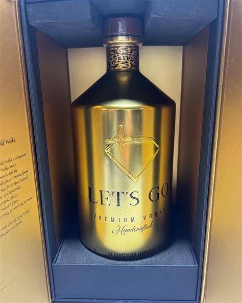 Lot One Lets Go Premium Gold Vodka In Presentation Box 1ltr Bottle