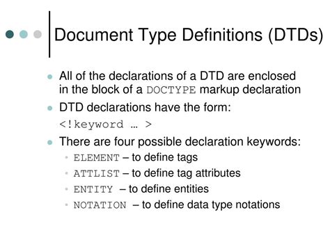 ppt lecture 16 introduction to xml powerpoint presentation free