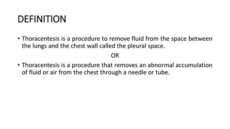 Thoracentesis Ppt
