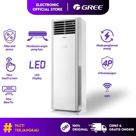 Promo Ac Floor Standing GREE PK Gvc Sts Gvc St S Non Inverter Phase Cicil X