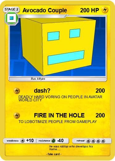 Pokémon Avocado Couple Dash My Pokemon Card