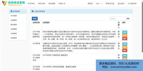 基于ssh的在线考试管理系统 java毕业设计 从戎源码网 从戎源码网