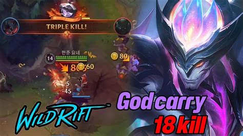 Wild Rift Aatrox God Carry Mvp Aatrox Vs Yone Baron Lane Season 14